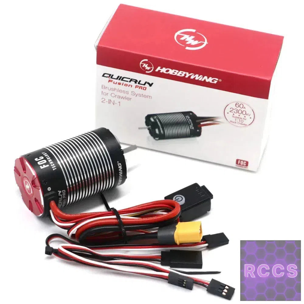Hobbywing Fusion Pro 2300KV Crawler Motor ESC Speed Controller All-in- – RC Capra Solutions